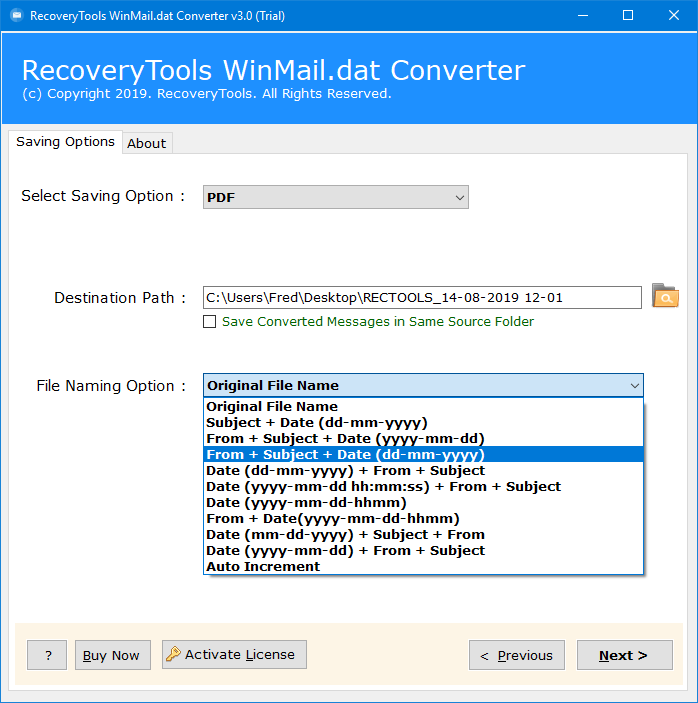Winmail dat To PDF Converter Change Winmail dat File To PDF In Bulk