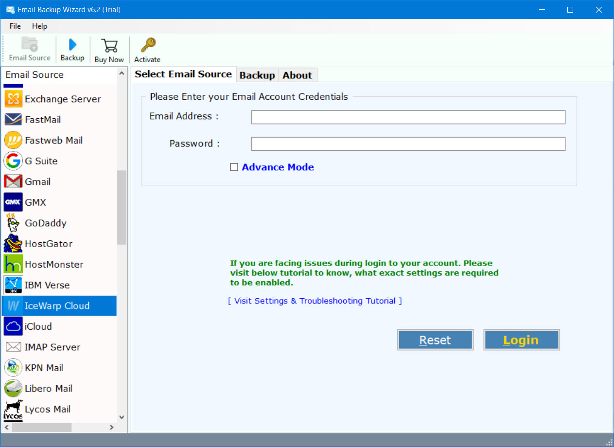 IceWarp Email Backup – Migrate IceWarp to Gmail, Exchange, PST, PDF or ...