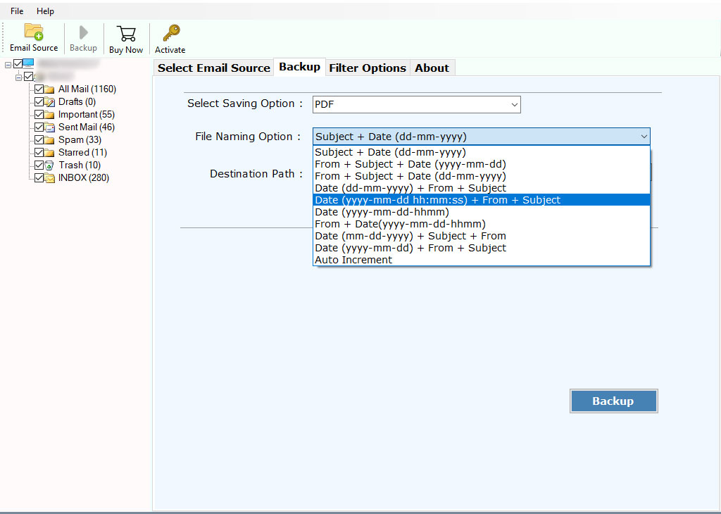 Rackspace Mailbox Backup Tool to Export Rackspace Email to PST, Office ...