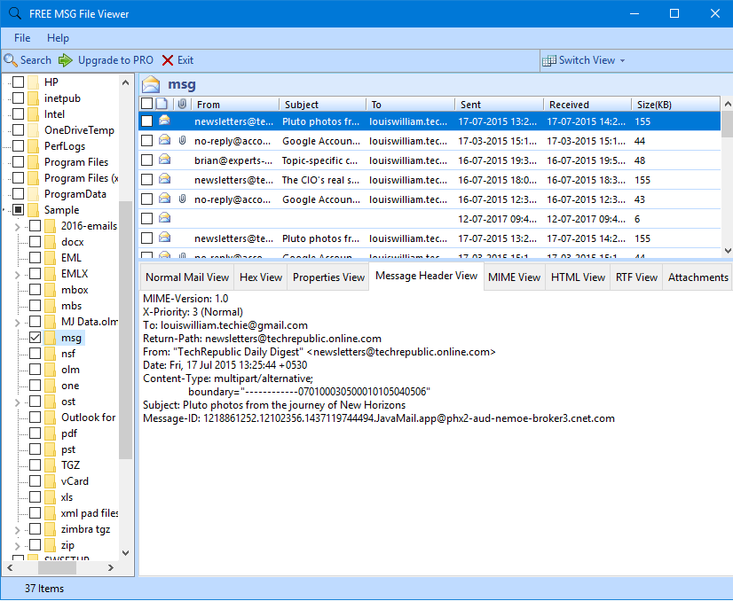 How to Open MSG File without Outlook by Free MSG Viewer