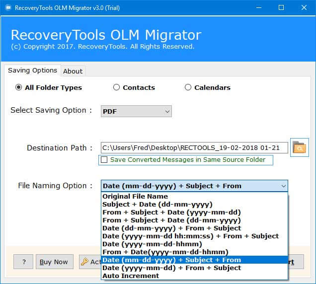 OLM Converter to Migrate OLM to PST, MBOX, Office 365, Zimbra for Outlook for Mac