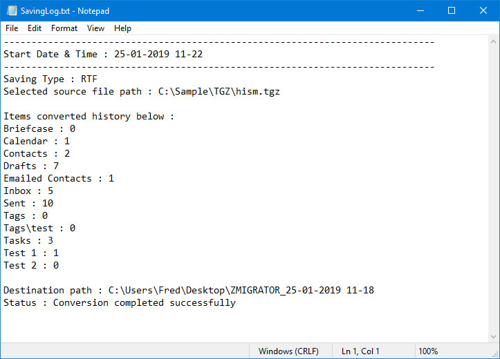 Zimbra to RTF Converter to Migrate TGZ to Rich Text Format